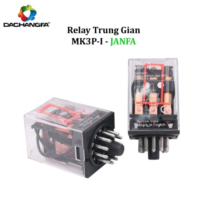 Relay Trung Gian - Relay Kiếng - MK3P-I - 250V - JANFA - CÔNG TY TNHH ...